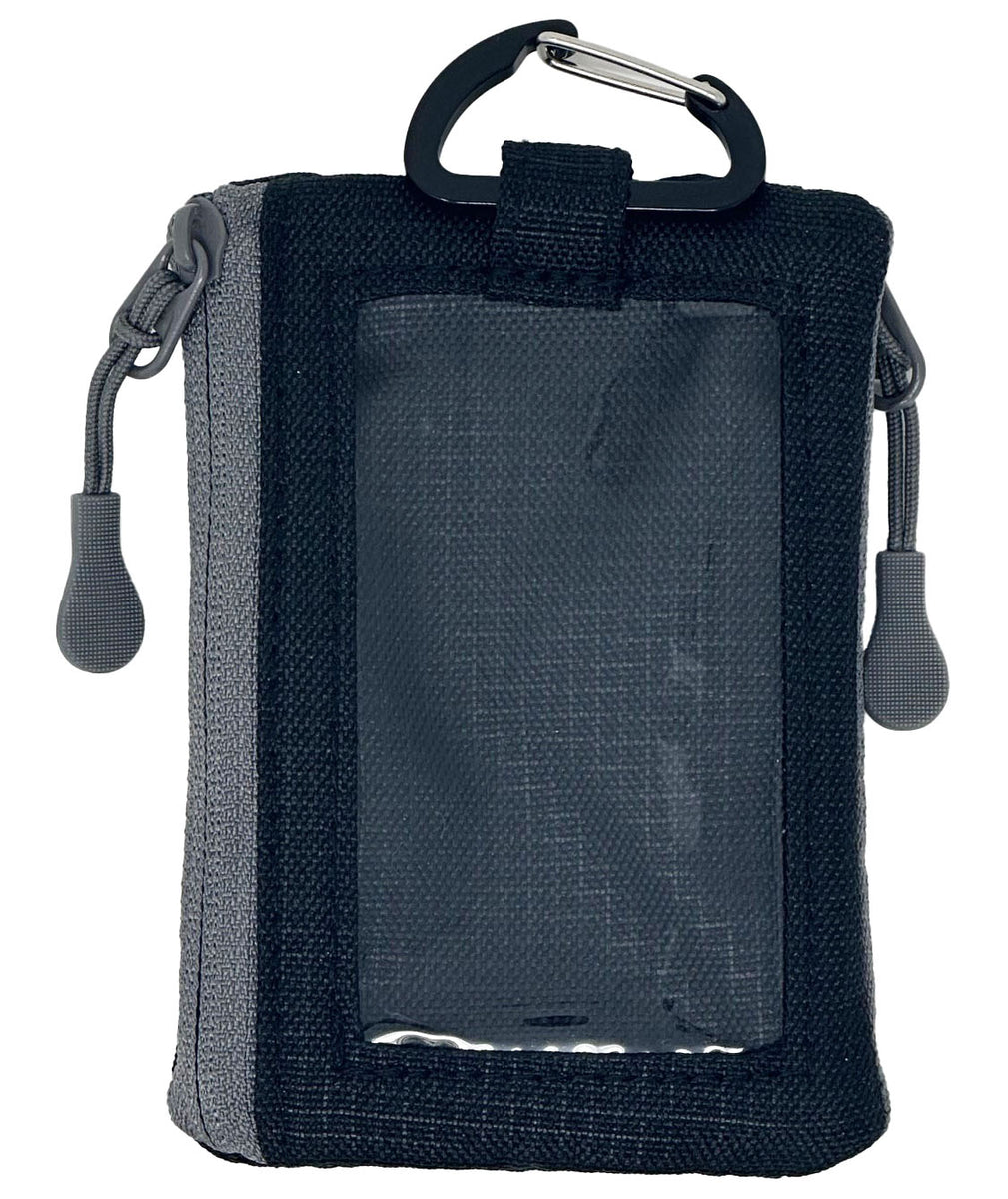 Krevis Double Zipper Wallet with loop field