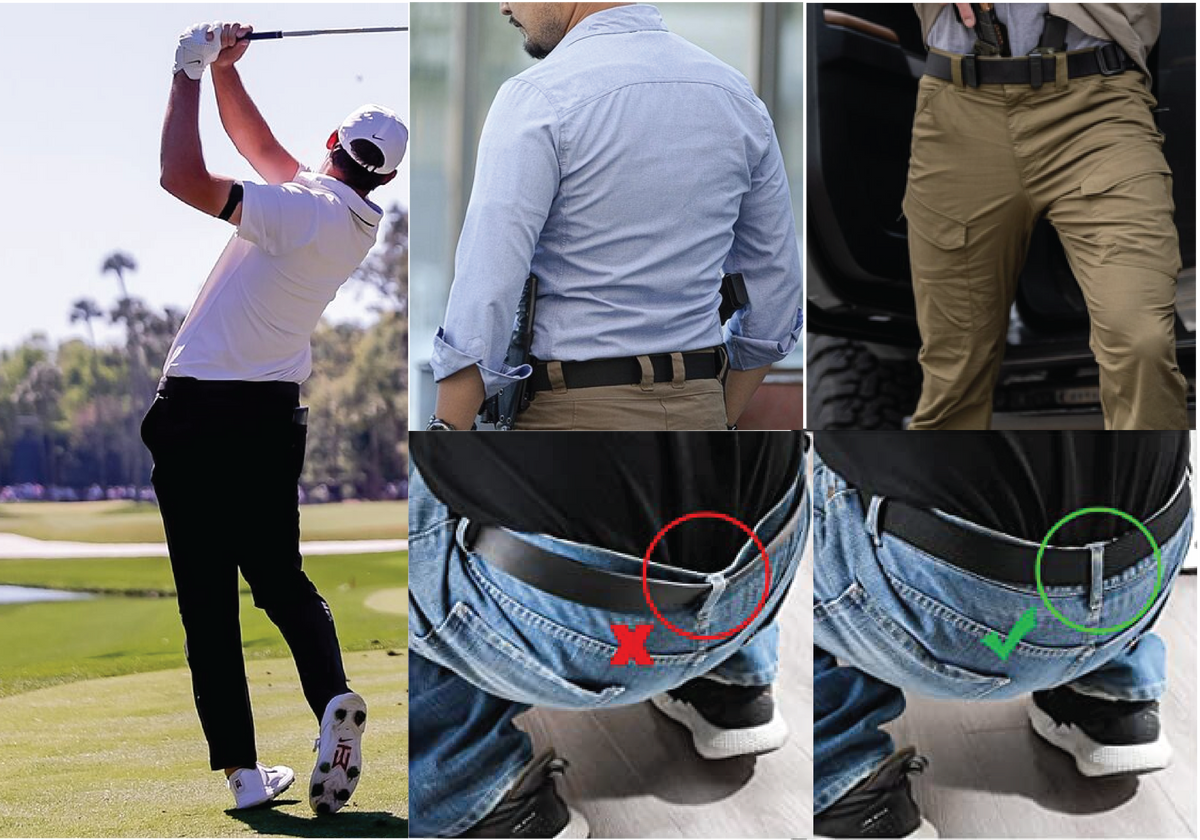 Krevis Men's Light weight Elastic Stretch Belt